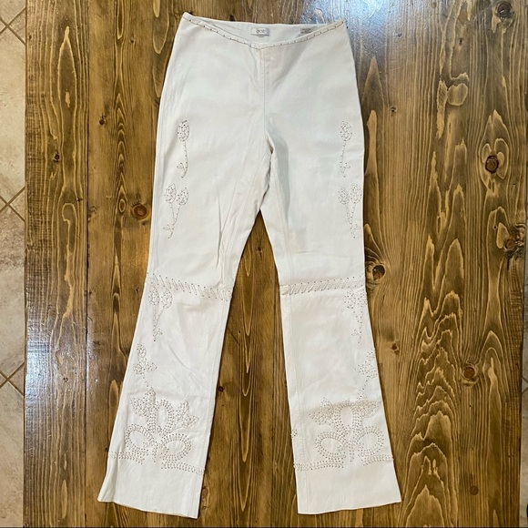 Cache | Pants & Jumpsuits | Vintage Cache Genuine Leather Pants With ...